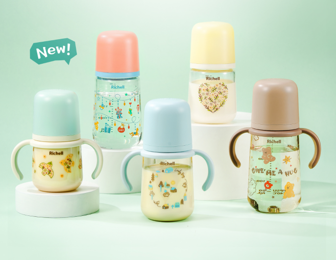 Bình sữa thủy tinh Hanaemi 160ml (Từ 0 tháng tuổi) - Richell